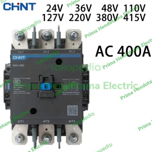 Jual Contactor CHINT NXC-400 220V | Kontaktor CHINT NXC 400A NXC400 220V AC - Kota Medan - Prima ...