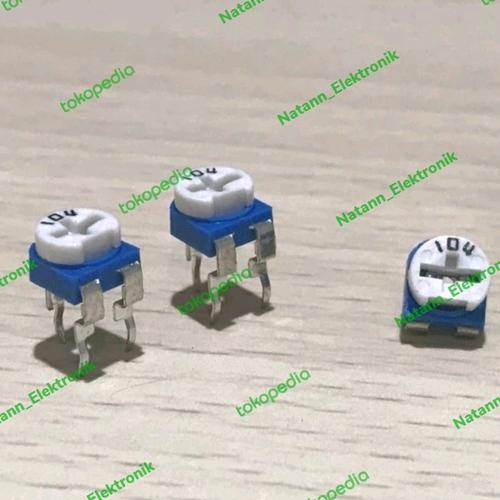 Jual trimpot vr trimmer variable resistor 100k 104 100kilo ohm 100 kilo ...