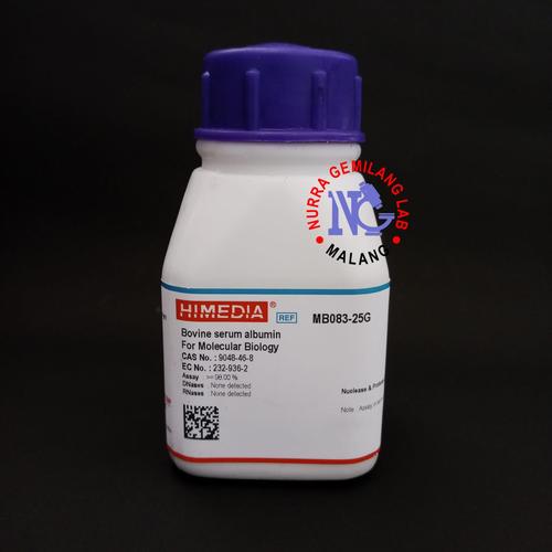 Jual BSA Bovine Serum Albumin Himedia MB083-25G ECER - Kota Malang ...
