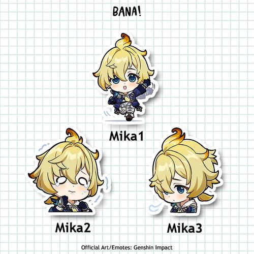 Jual Stiker MIKA Genshin Impact Sticker Vinyl Waterproof | BANA - 1 ...