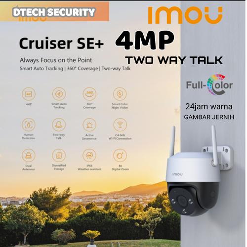 Jual IMOU CRUISER SE+ 4MP FULL COLOR + TWO WAY TALK/CCTV WIFI IMOU ...