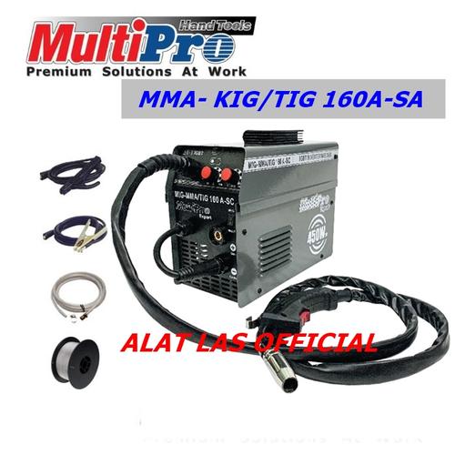 Jual Mesin Las Multipro MMA MIG TIG 160 A-SC Trafo Las Listrik 450 Watt ...