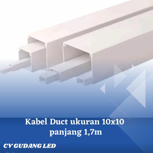 Jual Kabel Duct | Ducting | Ukuran 10x10 Panjang 1.7M Polos - Kab ...