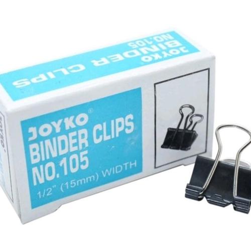 Jual Penjepit Kertas/Binder Klip/Binder Clip No.105 Joyko - Jakarta ...