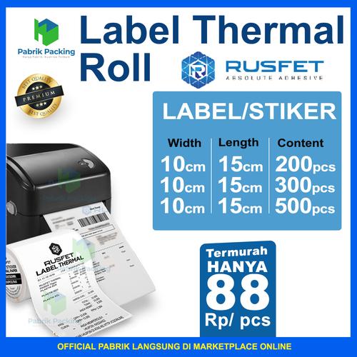 Jual Resi Kertas Stiker Label Thermal Paper Stiker Barcode Printer ...