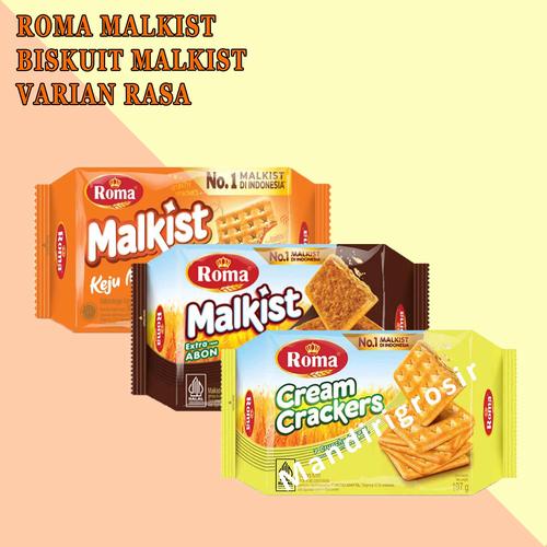Promo BISKUIT MALKIST* ROMA MALKIST 3 VARIAN RASA* CRACKERS - CREAM ...