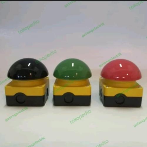 Jual palm push button, tombol peresmian SKC M22 FAK MODEL JAMUR - Hitam ...