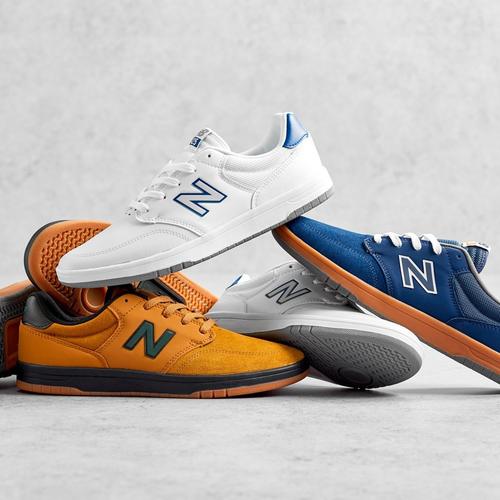 Jual New Balance Numeric 425 Brown,Blue & White 100% authentic - Putih ...
