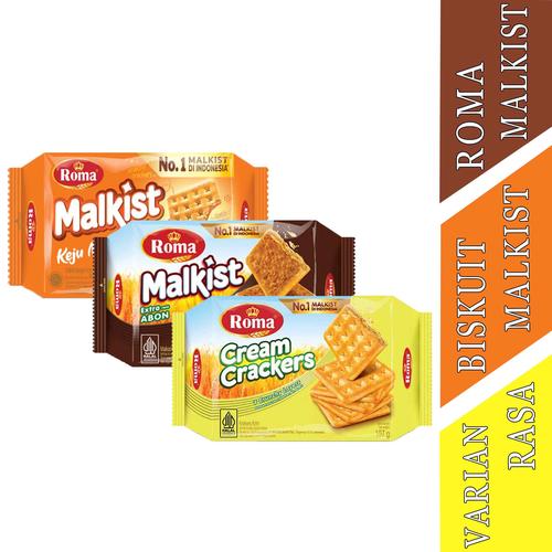 Jual CRACKERS- ROMA MALKIST 3 VARIAN RASA- BISKUIT MALKIST - ABON ...