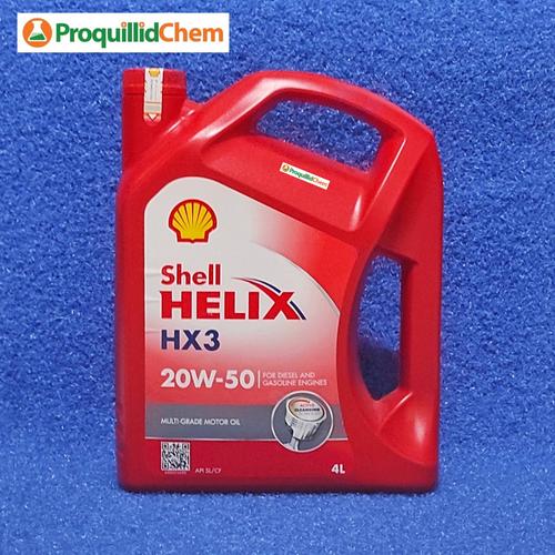 Jual SHELL HELIX HX3 MINERAL OIL 20W50 OLI MESIN MOBIL BENSIN DIESEL ...