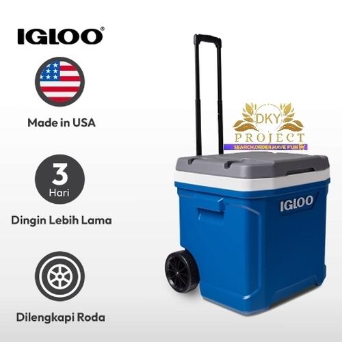 Jual COOLER BOX TROLI PENGAWET SUHU DINGIN 56 LITER IGLOO LATITUDE USA ...