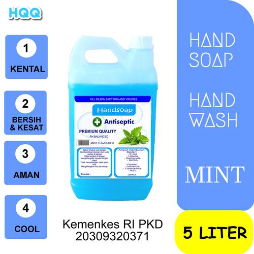 Promo HANDSOAP / HANDWASH Antiseptic Menthol/mint 5 liter PREMIUM ...