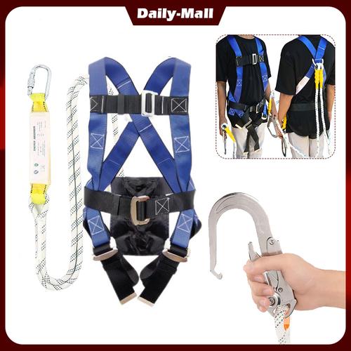 Jual Full Body Harness Safety Big Double Hook Full Body Belt Climbing ...