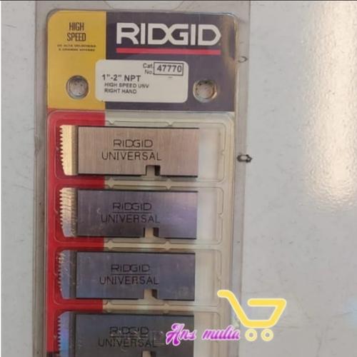 Jual Mata senai RIDGID NPT UNIVERSAL DIES HS 1 - 2 " Drat pipa 47770 ...