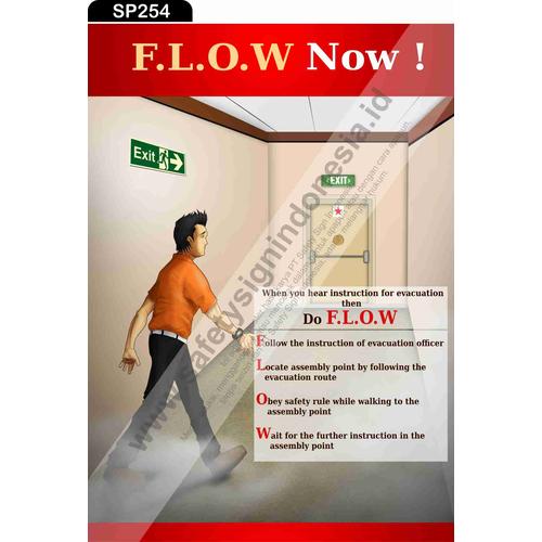 Jual SP254 Poster K3 Safety A2 Blok - F.L.O.W Now! - Kota Cimahi ...