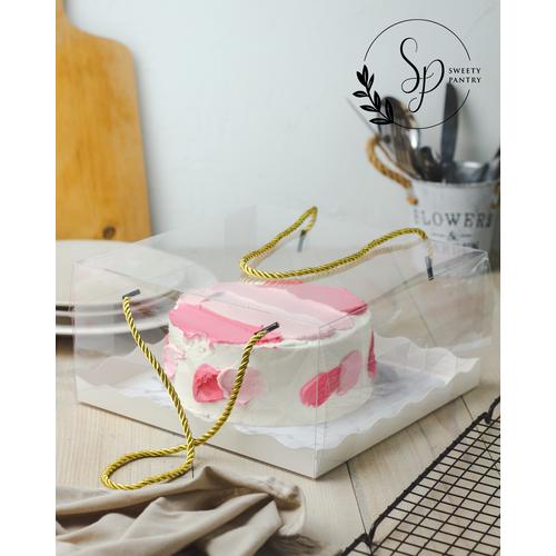 Jual MIKA BOX BENING 202012 - Dus mika bening box packaging cake Kotak ...