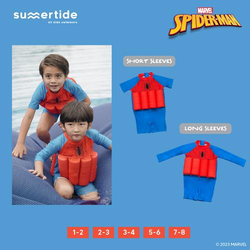 Promo Marvel Spiderman Summertide Boys Floatsuit - Long Sleeves, 5-6 ...