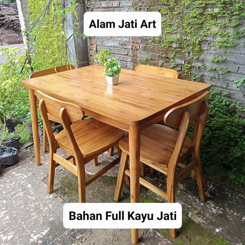 Jual Meja kursi makan minimalis jati - Kab. Jepara - Alam Jati ...