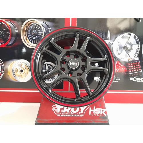 Jual Velg Mobil HSR NX SPO 347 Ring 14 Lebar 6 Baut 8X100-114,3 ET38 SMB RL - Kota Bengkulu ...