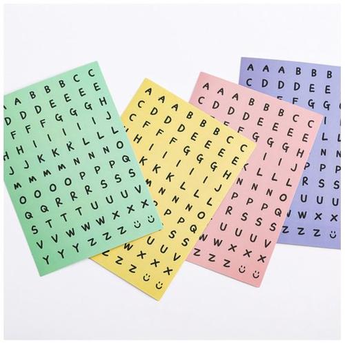 Promo Dairy Deco - Alphabet Numerik Sticker (1sheet) - NUMERIK YELLOW ...