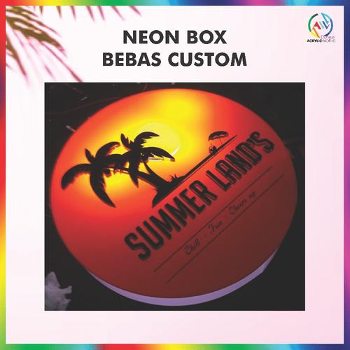 Jual NEON BOX ACRYLIC CUSTOM / NEON BOX NYALA PROSES CEPAT BEBAS CUSTOM ...