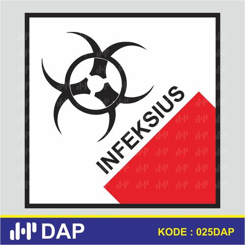 Jual STICKER INFEKSIUS - SIMBOL LIMBAH B3 - VYNIL STIKER RITRAMA INDOOR ...