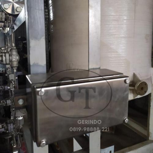 Jual Junction Box Stainless Indoor 400x500x200mm SUS304 1.5mm DOFF ...