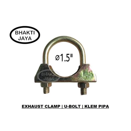 Jual Exhaust clamp / U-bolt / Klem Pipa (Knalpot, Tiang, Spanduk) 1 ...
