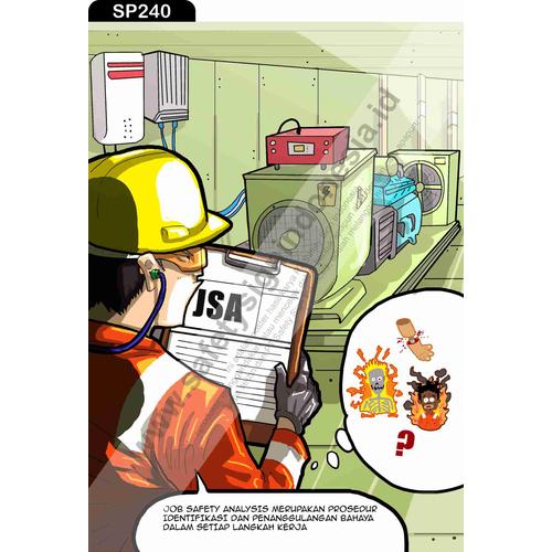 Jual SP240 Poster K3 Safety A2 Blok - Analisa Keselamatan Kerja Job safety - Kota Cimahi ...