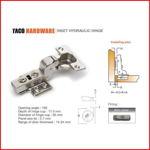 Jual Engsel Lemari TACO HPL Engsel Sendok TACO ET01 - full bungkuk ...