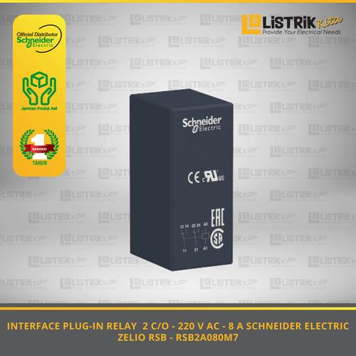 Jual SCHNEIDER INTERFACE PLUG IN RELAY ZELIO 2C/O 220VAC 8A ...