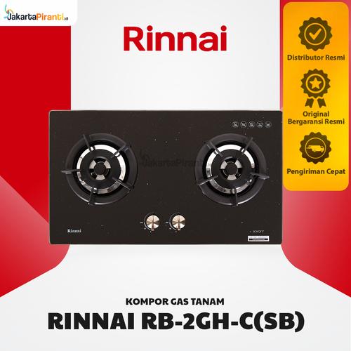 Jual Built-in Gas Hob Kompor Gas Tanam 2 Tungku Rinnai RB-2GH-C (SB) - Kota Tangerang Selatan ...