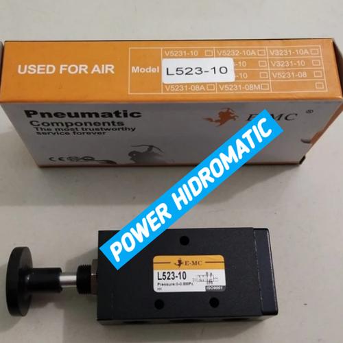 Jual Hand Pull Valve L523-10 3/8 Inch L Series EMC Pneumatic - Jakarta ...
