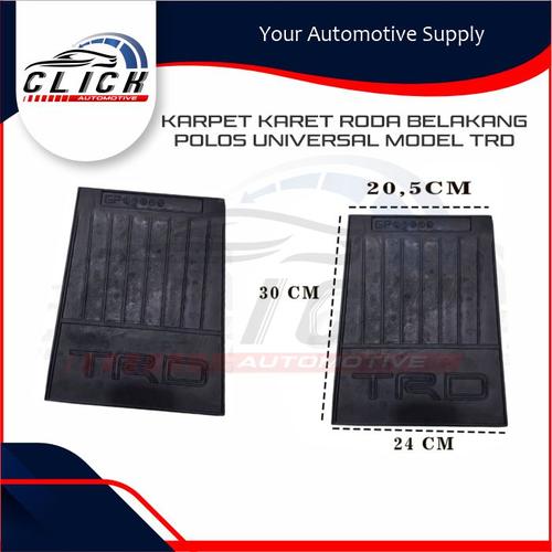 Jual Karpet Karet Roda Belakang Polos Universal MODEL TRD - Kota ...
