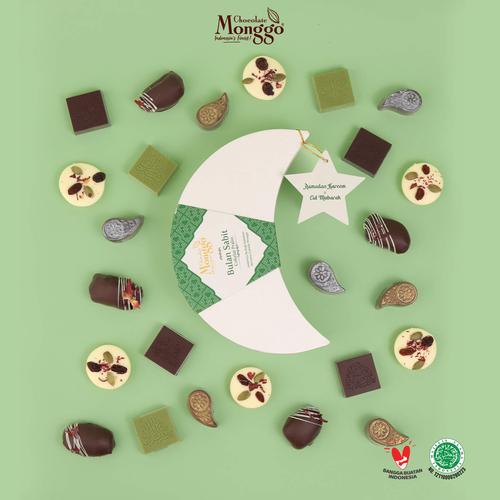 Jual Chocolate Monggo | Ramadhan Cokelat Dubai Pralines Bulan Sabit ...