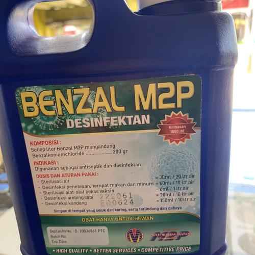 Jual DESINFEKTAN konsentrat BENZAL M2P 1liter - Kab. Blitar - isam ps ...