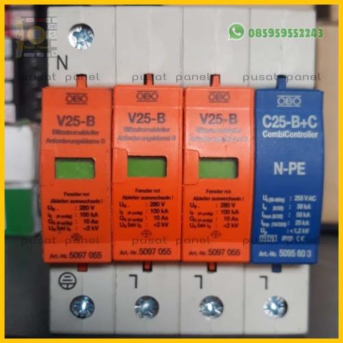 Jual SURGE ARRESTER OBO 3P V25-B + C25-B-C/NPE - Kota Tangerang - Pusat Panel | Tokopedia
