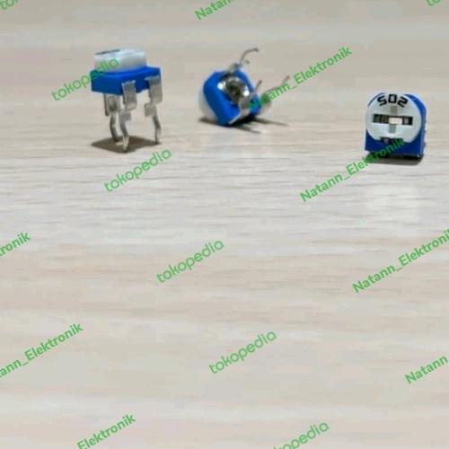 Jual trimpot vr trimmer variable resistor 5k 502 5kilo ohm 5 kilo ohm ...