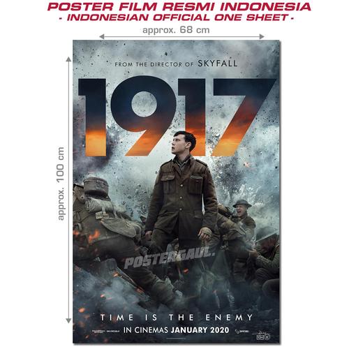 Jual Poster Film 1917 - original Indonesian one sheet, ukuran 68 x 100 ...