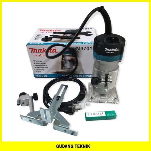 Jual Makita M370B Mesin Profil Router Kayu 6 mm 440W Hand Trimmer - Kab ...
