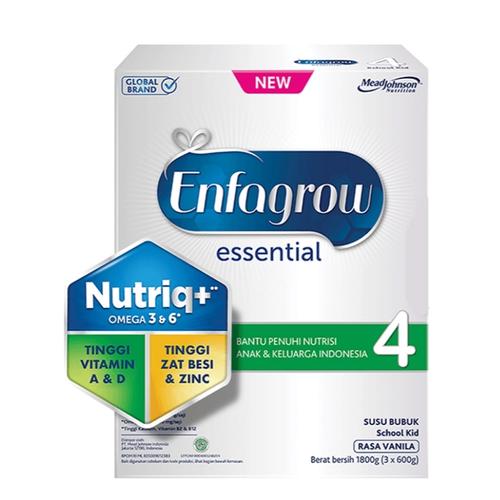 Jual ENFAGROW ESSENTIAL 4 SUSU BUBUK SCHOOL KID VANILA 1800G - Kota ... Jual ENFAGROW ESSENTIAL 4 SUSU BUBUK SCHOOL KID VANILA 1800G - Kota ...