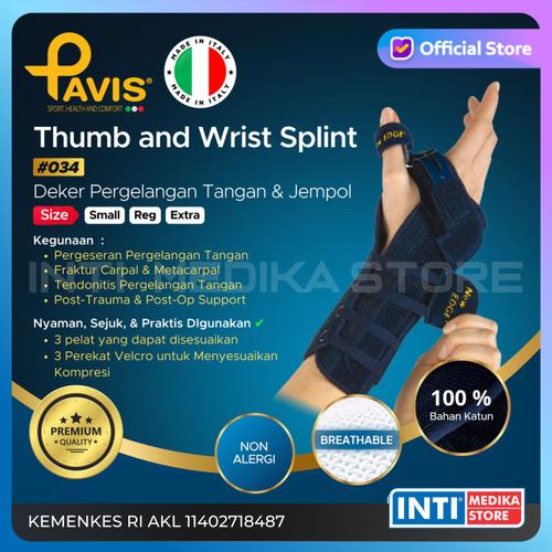 Promo PAVIS - Thumb and Wrist Splint 034 | Deker Pergelangan Tangan ...