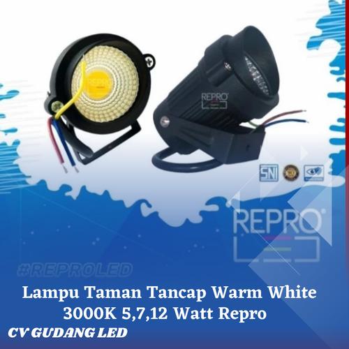 Jual Lampu Taman Tancap Warm White 3000K kUNING 5W, 7W Dan 12W Repro ...
