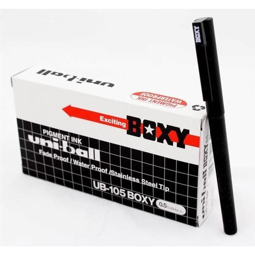Jual Pulpen / Ballpoint Boxy Uniball UB-105 - Hitam 001 - Jakarta Timur - Q-oz RadJa | Tokopedia