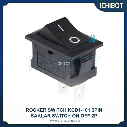 Jual Rocker switch KCD1-101 2 pin Saklar Switch On Off 2P Saklar On Off ...