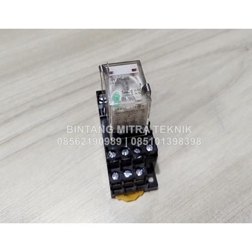 Jual RELAY OMRON MY4N-GS 24VDC + SOCKET OMRON - Kota Bandung - BINTANG ...