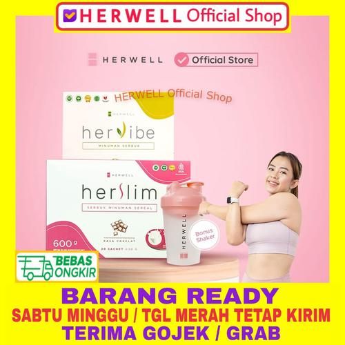 Promo PAKET 1 Box HerSlim + 1 Box Hervibe HERWELL - Jakarta Barat ...