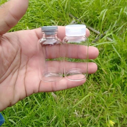 Jual botol kaca vial 20 ml tutup karet/pinisilin kedap udara - Kota ...