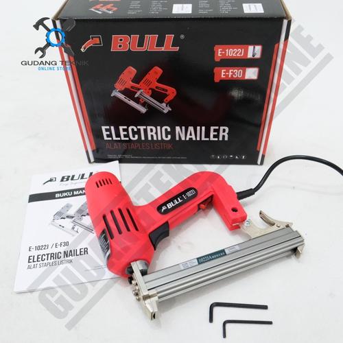 Jual Mesin Staples Paku Tembak / Electric Air Nailer Gun LISTRIK 1022J ...