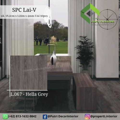 Jual Spc Laiv L067 Hella Grey tebal 4mm uk. 18,2cm x 1,22m sistem klik - Jakarta Timur - Luxury ...